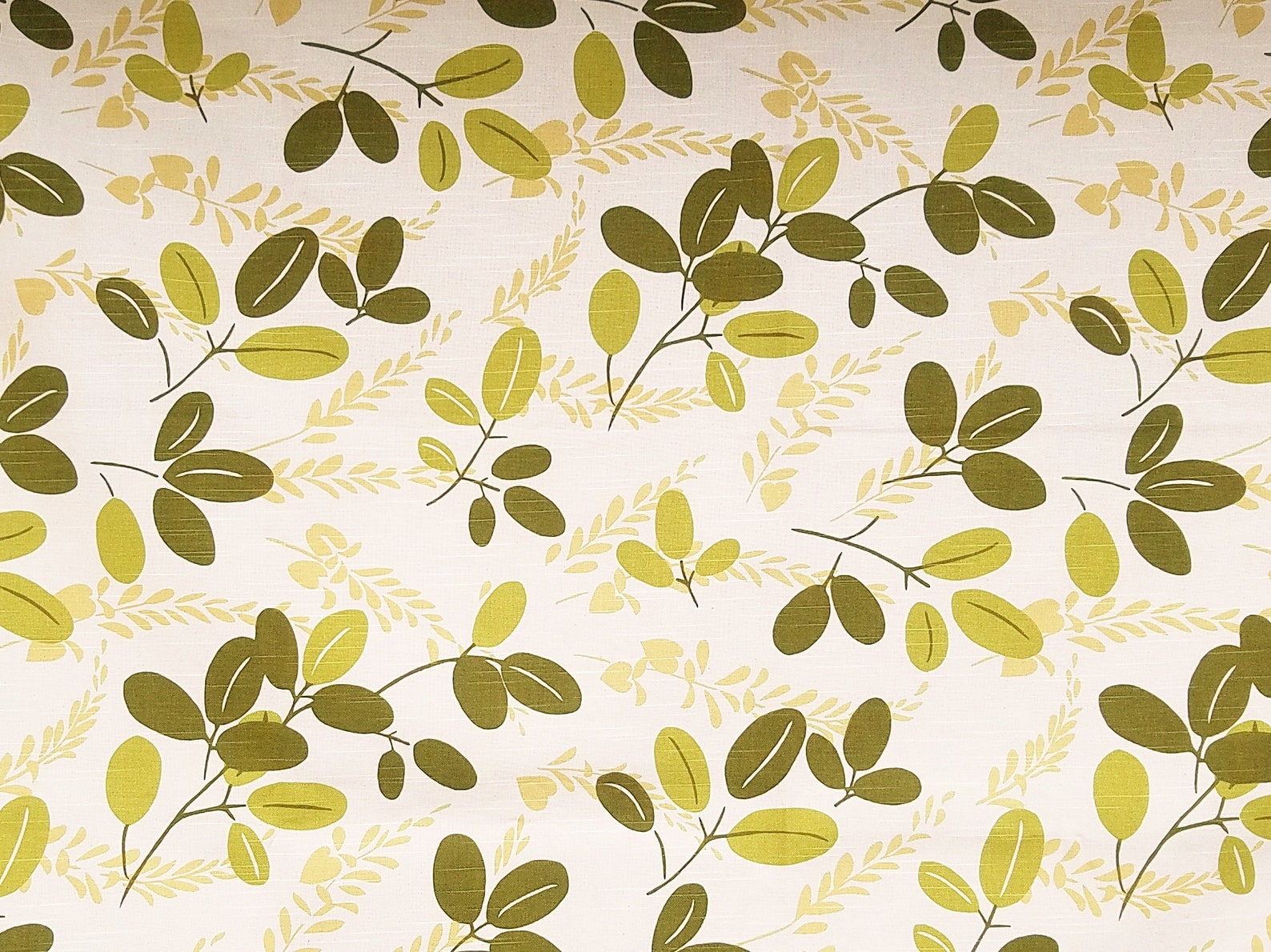Olive Branch Upholstery Fabric, Botanical Olive Branch Home Decor ...