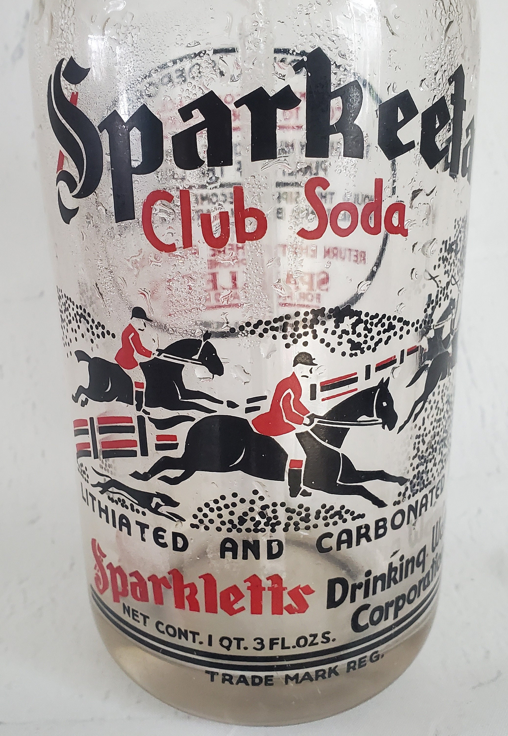 Antique Vintage Sparkletts Sparkeeta Club Soda Seltzer Bottle Soda ...