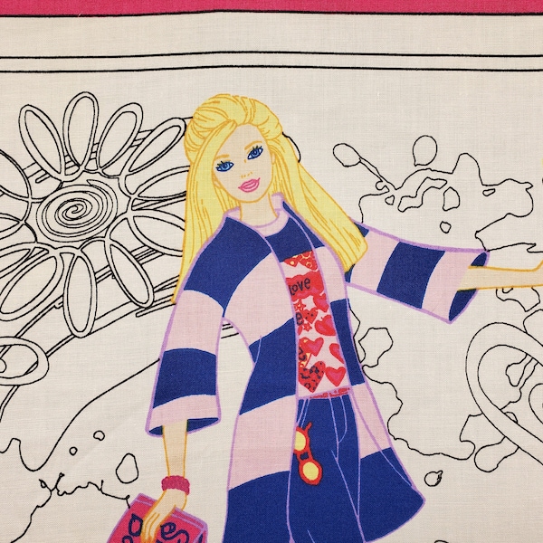 Barbie Fabric by the Yard - Etsy