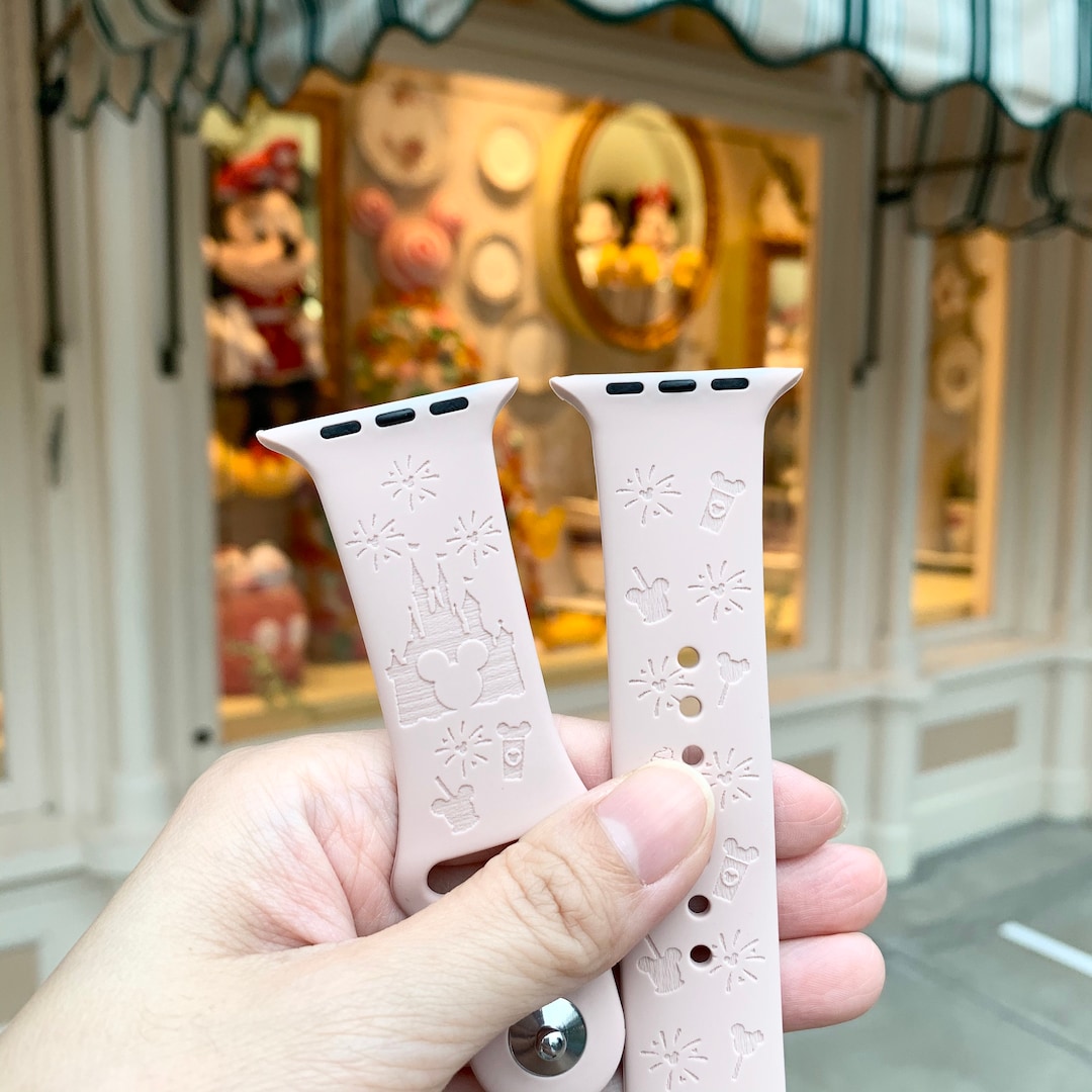 Disney Castle Apple Watch Band, Theme Park Snack Design, Personalized ...