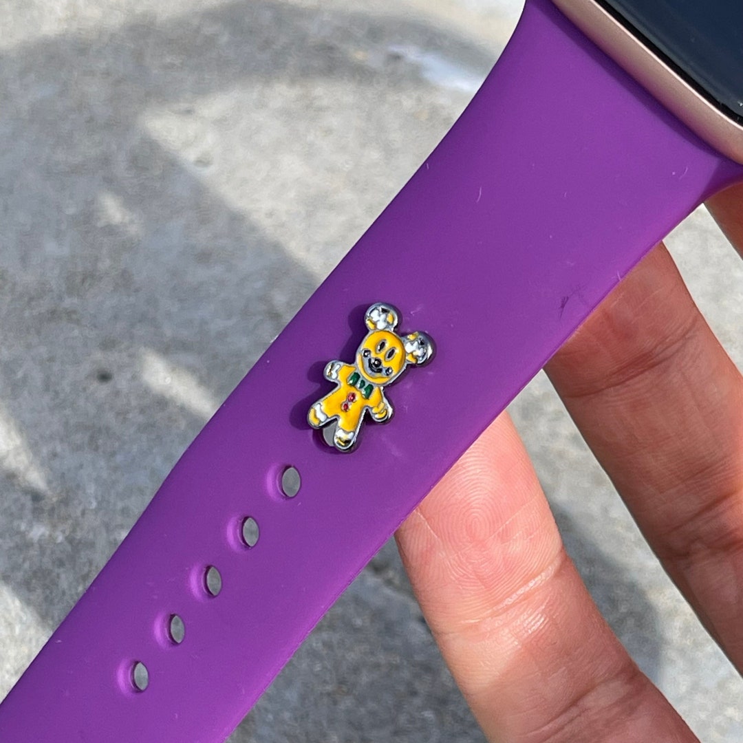Disney Theme Park Snack Apple Watch Charms, Mickey Gingerbread Stud ...