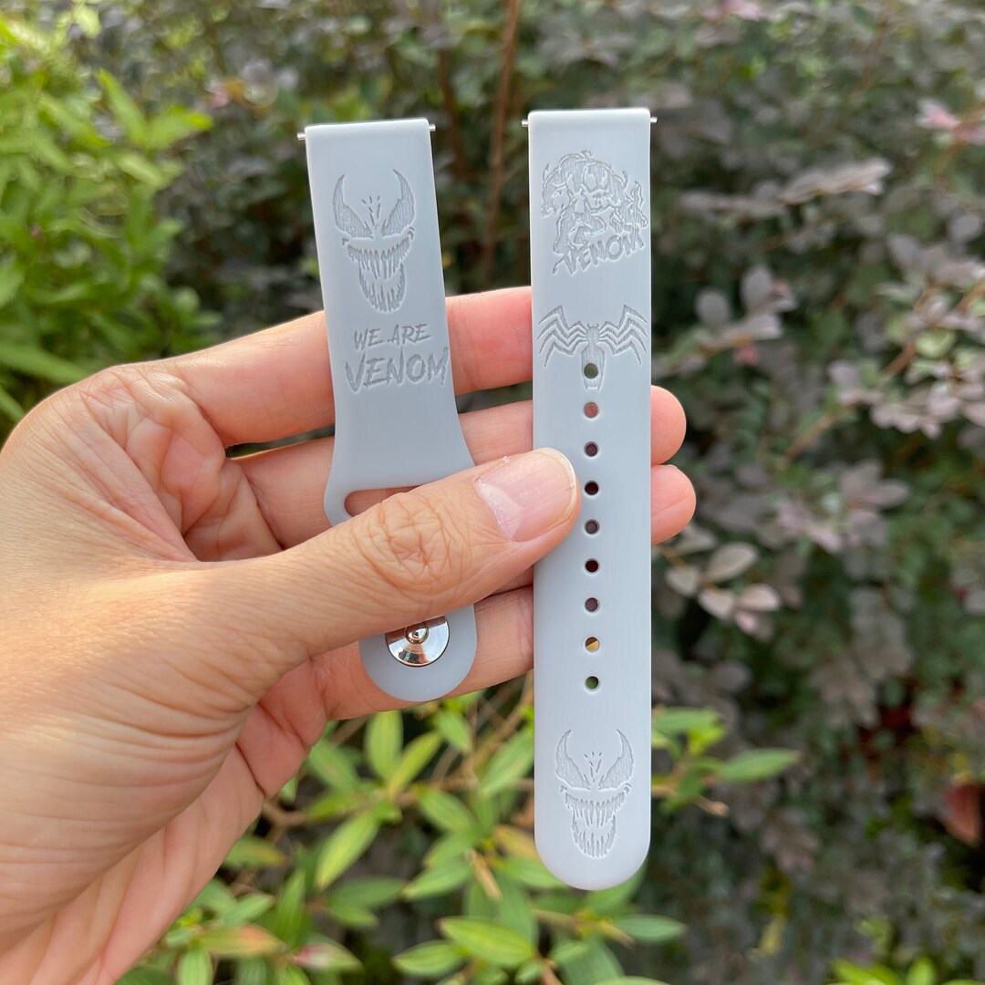 Venom Engraved Fitbit Band: Spider-man Villain Google Pixel Watch Strap ...