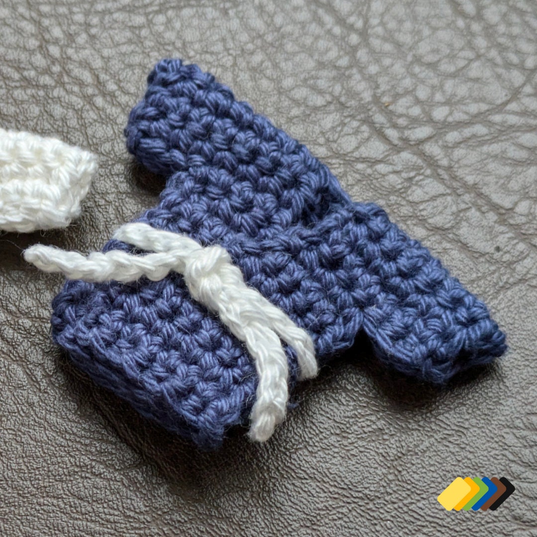 Crochet Pattern Judo Karate Jacket Keychain [EN/US & NL] - Etsy