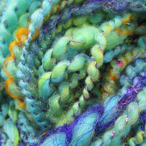 FANCY LIZARD 3.5 Oz, Fiber Art Batt for Spinning, Felting Fiber, Fine ...
