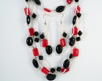 Ruby red and black | Etsy
