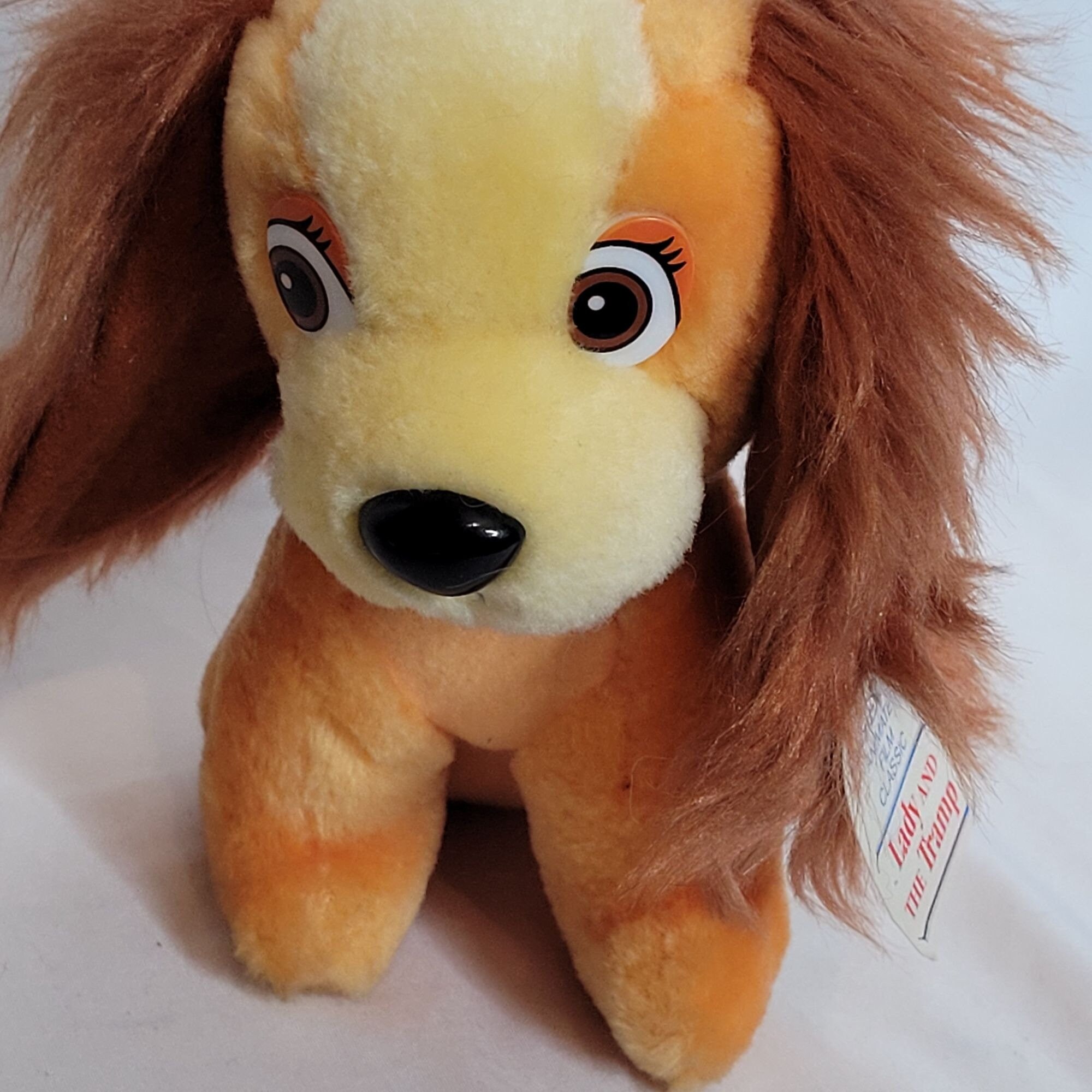 Vintage Disney Lady Plush Dog Disney Animated Film Classic 6.5 - Etsy