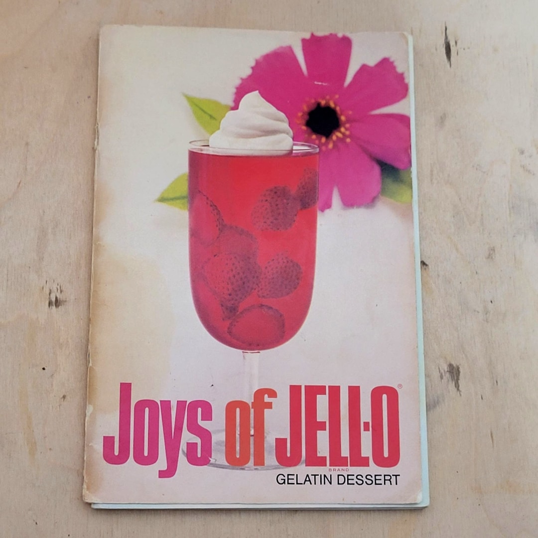 Joys of Jello Gelatin Dessert Cookbook Recipe Booklet Cover Not ...