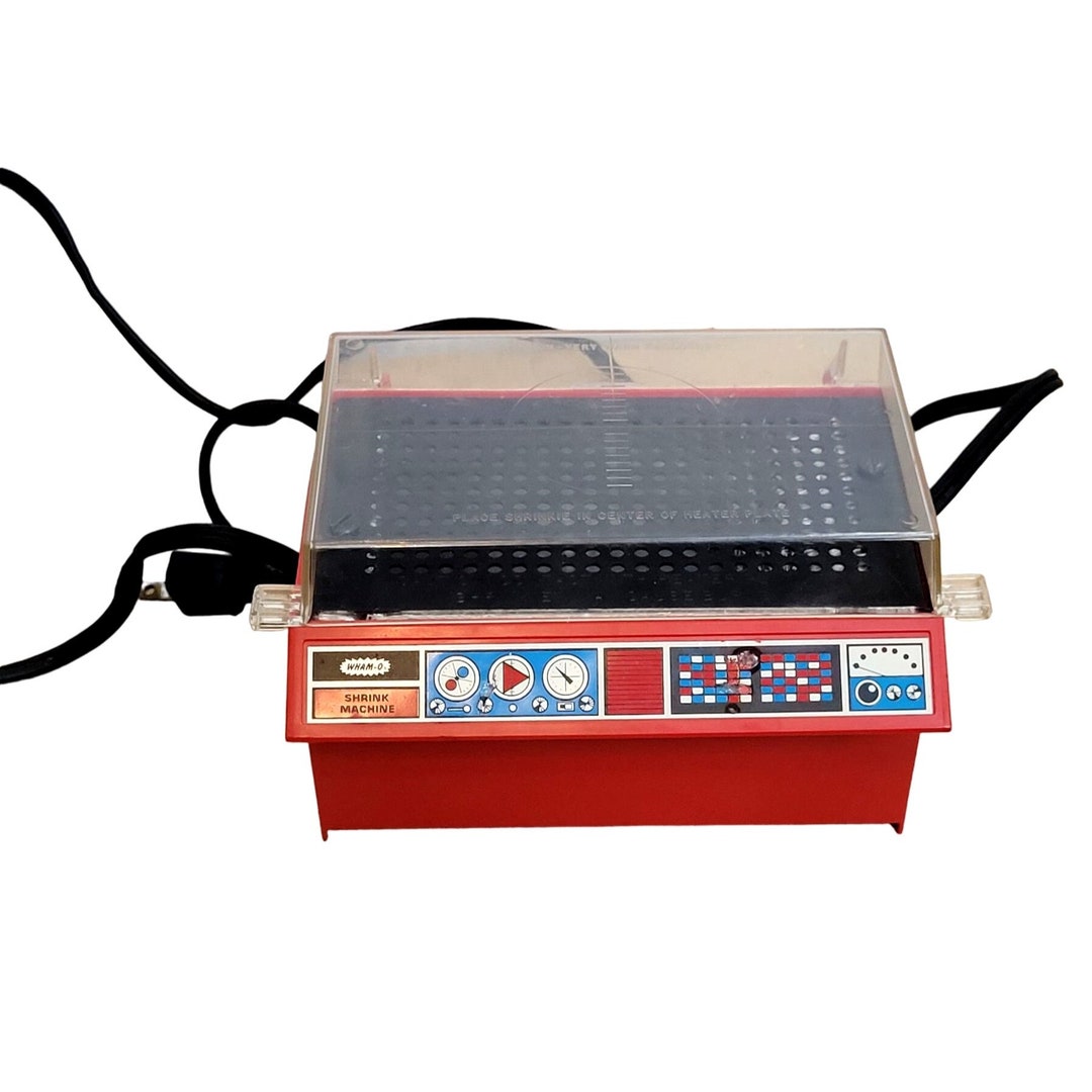 Wham O Shrink Machine 1968 Red Plastic Light up Shrinky Dinks Vintage ...