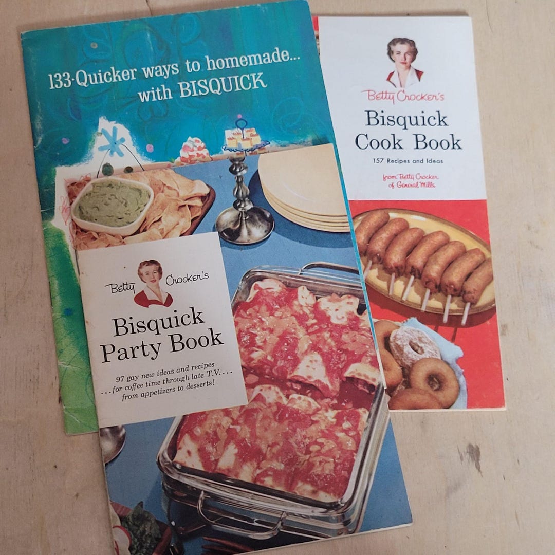 Vintage Betty Crockers Bisquick Recipe Booklets Set of 3 Paperback ...