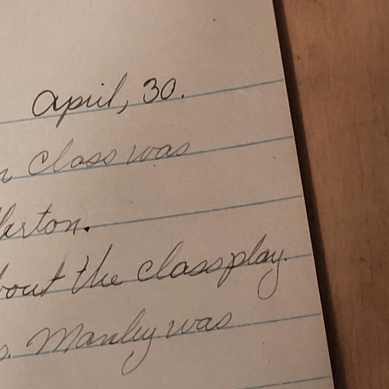 Vintage Composition Book Has Writing Dated 1922-23 Fowler Union HS ...