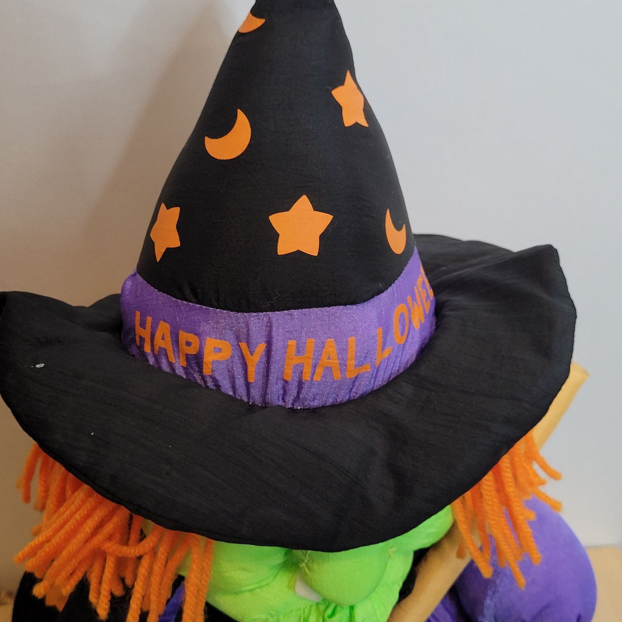 Vintage 1994 Stuffins Witch Plush Toy Decor Nylon Polyester - Etsy