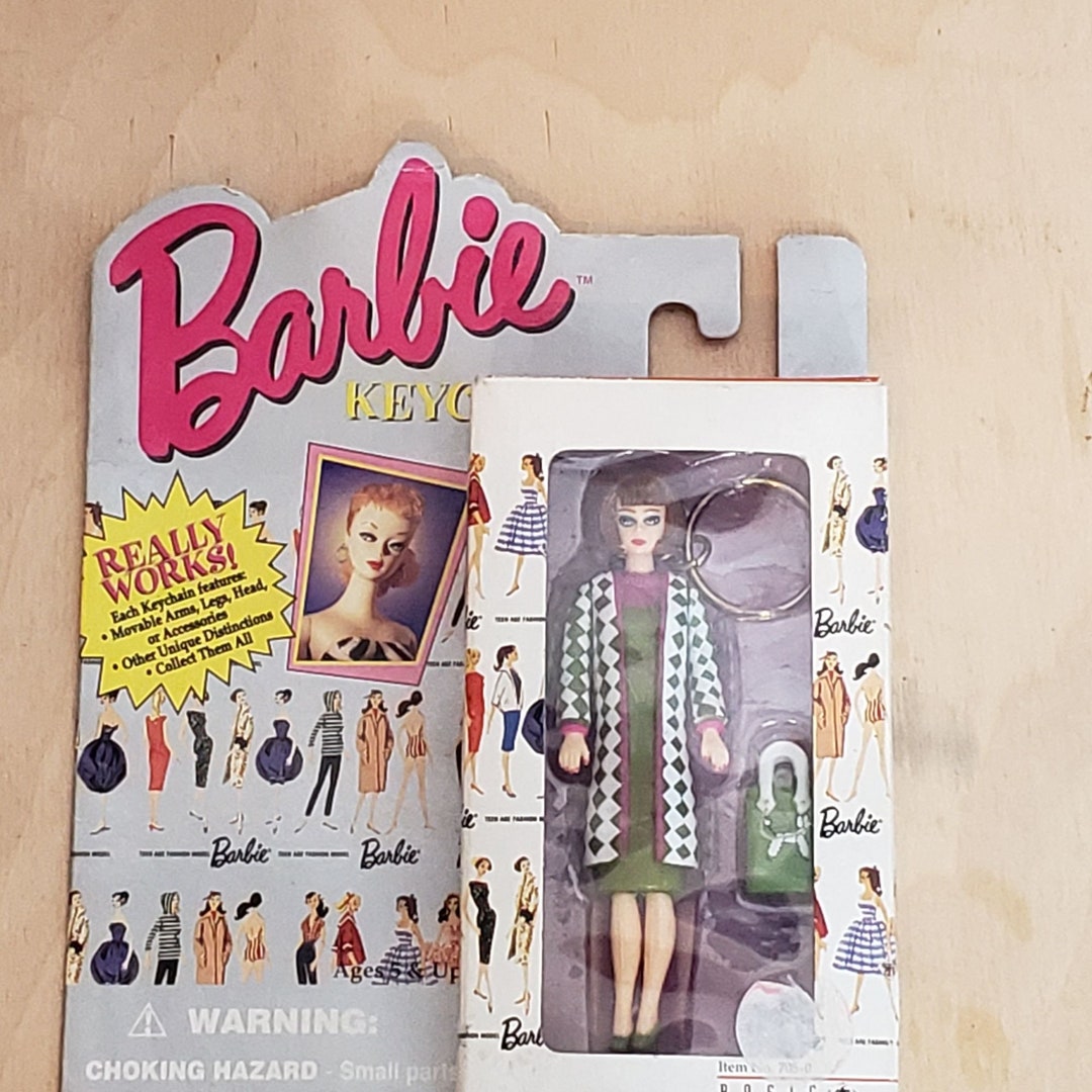 Vintage 1995 Barbie Poodle Parade Keychain Original Box Has Wear See ...