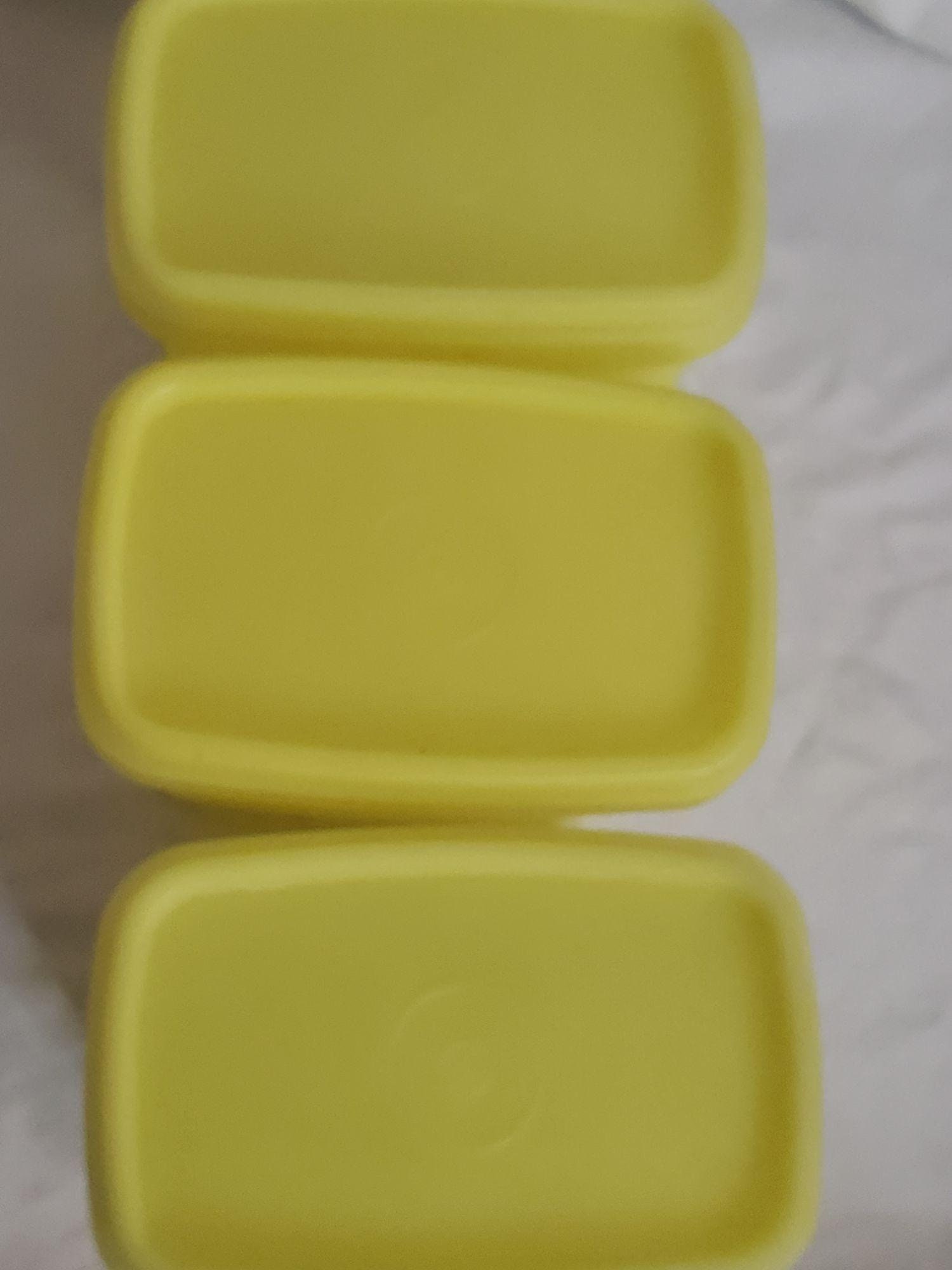 Vintage Tupperware Yellow Rectangle With Lids Lot of 3 - Etsy