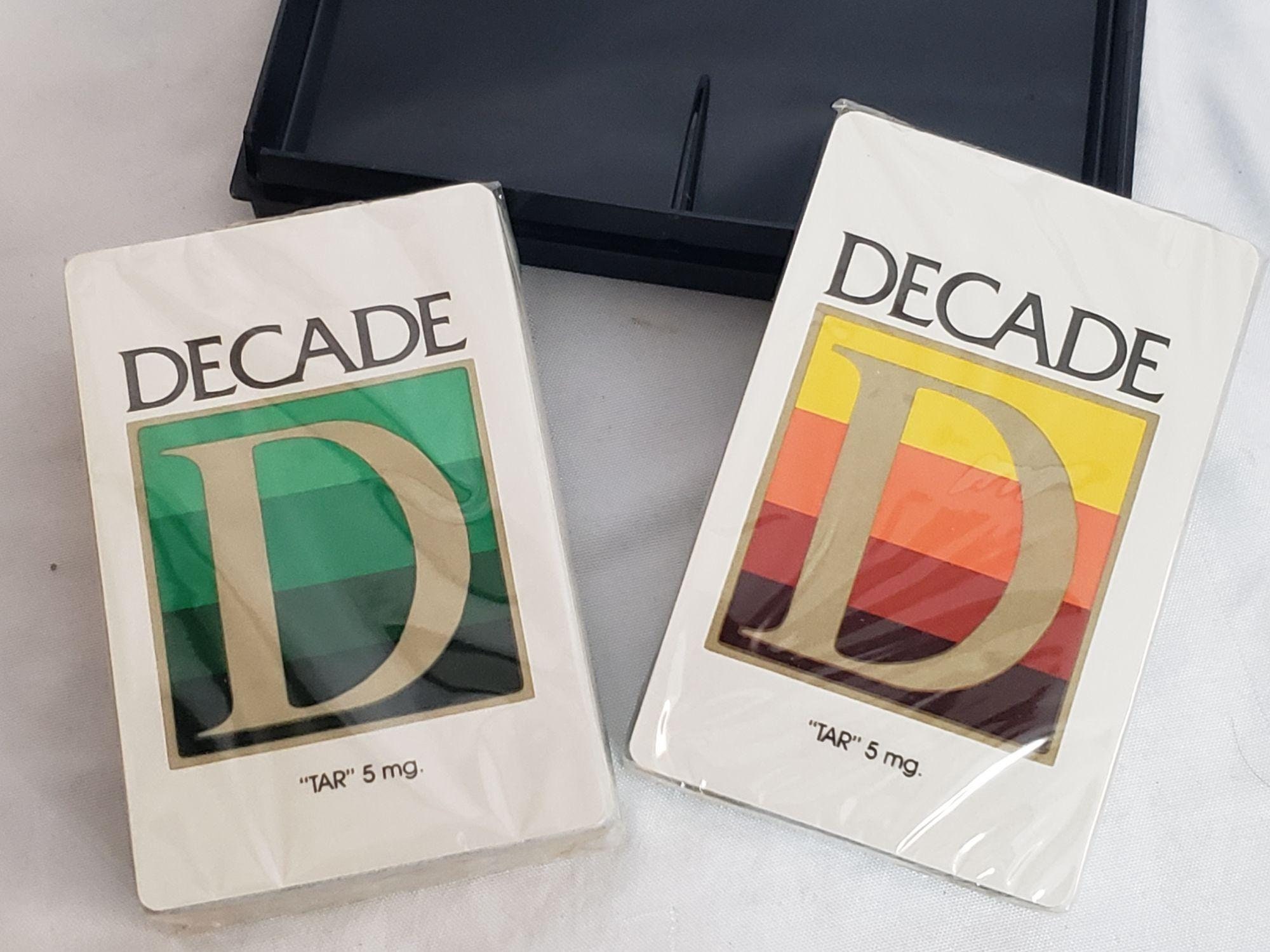Decade Cigarettes Playing Cards 2 Decks Sealed Plastic - Etsy