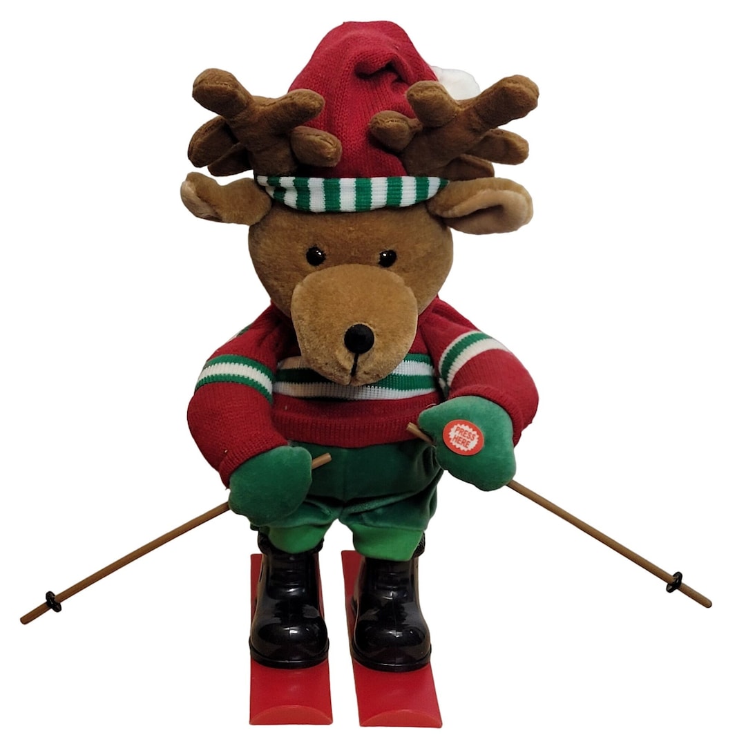 Vintage Dept 56 Rockin Roller Reindeer Christmas Animated Sings Only No ...