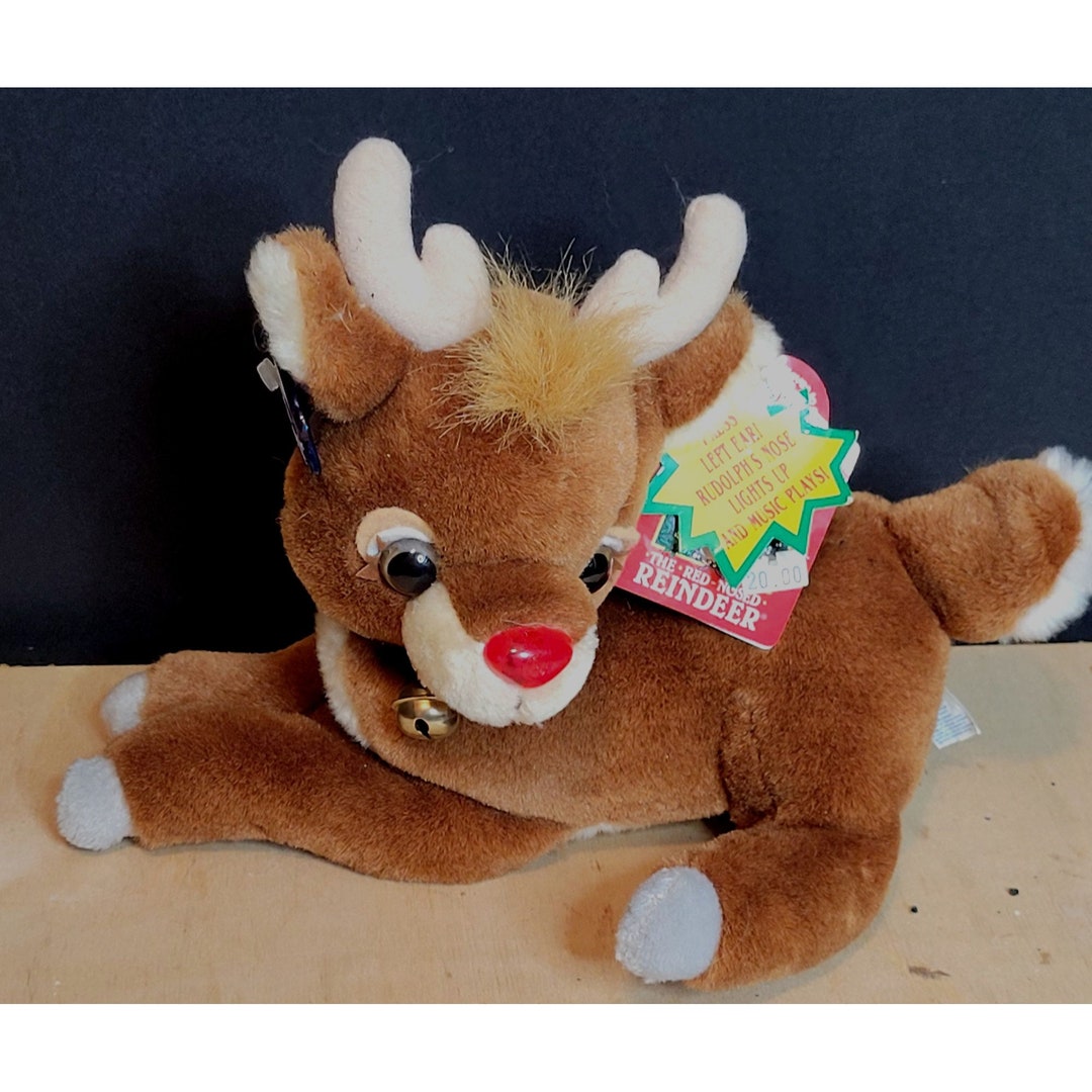 Vintage Applause Rudolph the Red Nosed Reindeer Plush Christmas 1994 ...