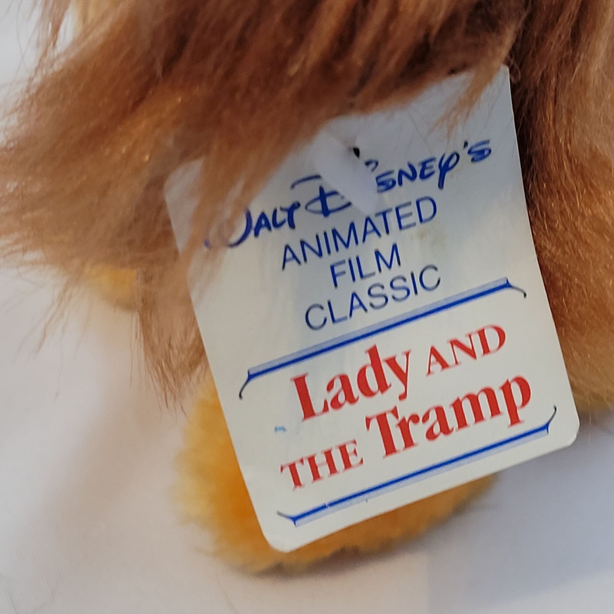 Vintage Disney Lady Plush Dog Disney Animated Film Classic 6.5 - Etsy