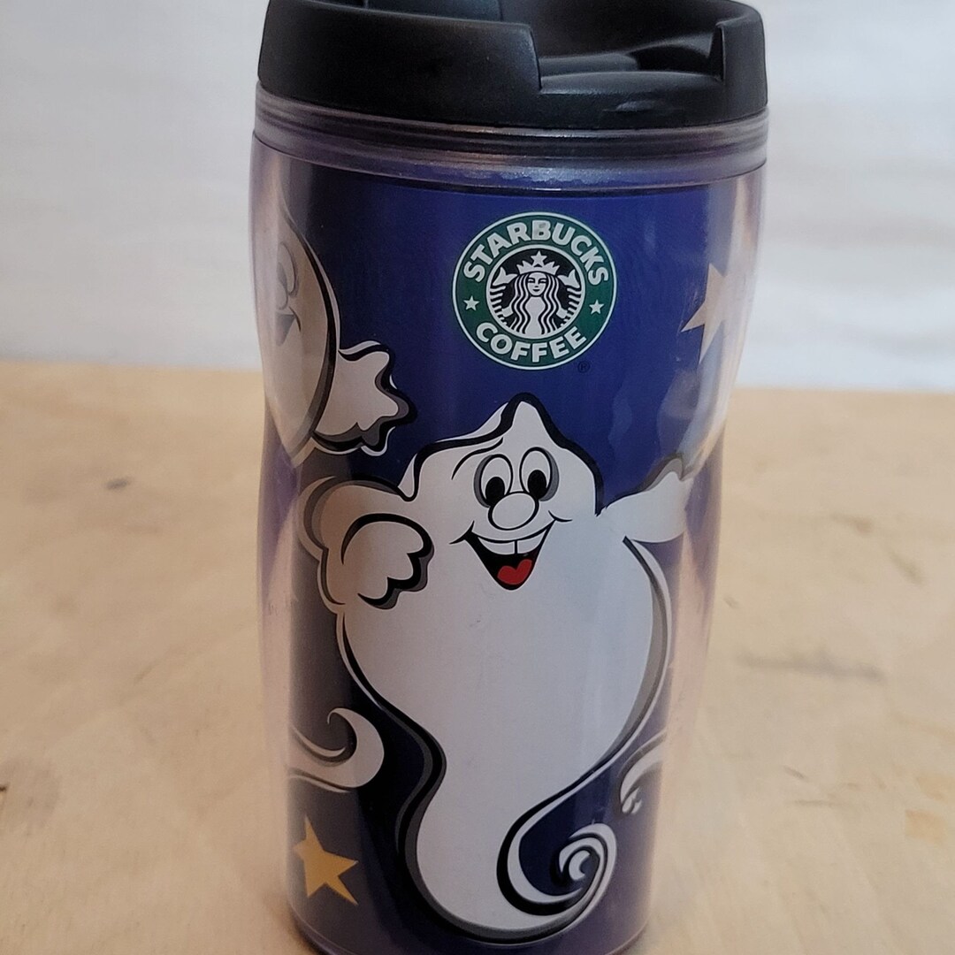 Vintage 2003 Starbucks Barista Ghost Cup 6 Oz Small Kid Size Travel Cup ...