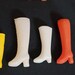 Vintage Barbie Boot Lot 9 Pairs and 9 Singles Mod Gray Brown Squishy ...