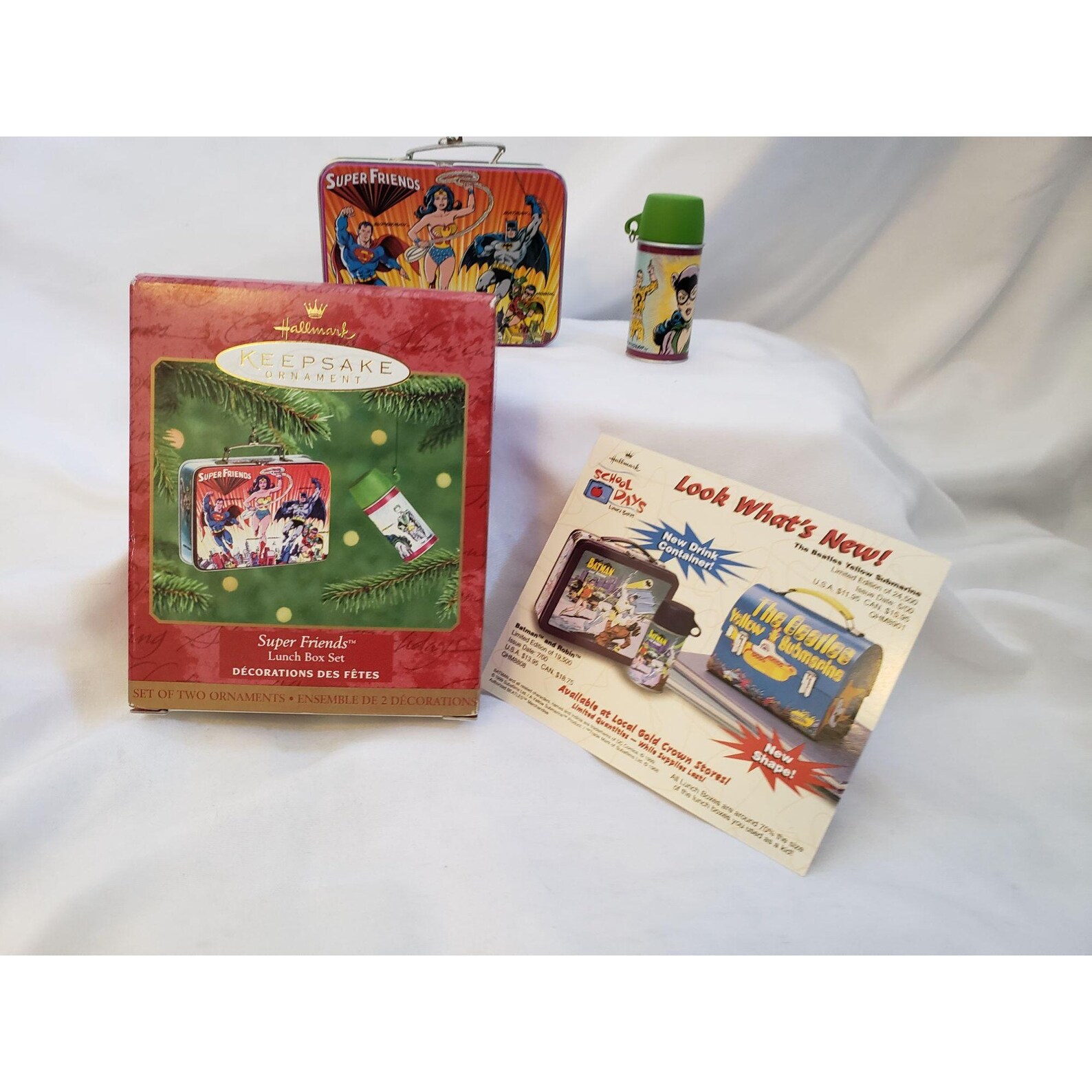 Hallmark Super Friends Lunch Box Thermos Ornament 2000 - Etsy