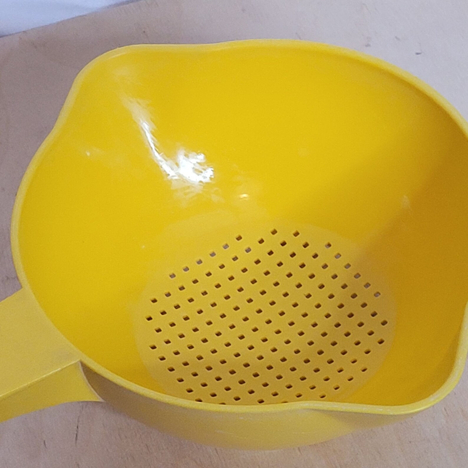 Vintage Tupperware Yellow Colander 1200 Small - Etsy