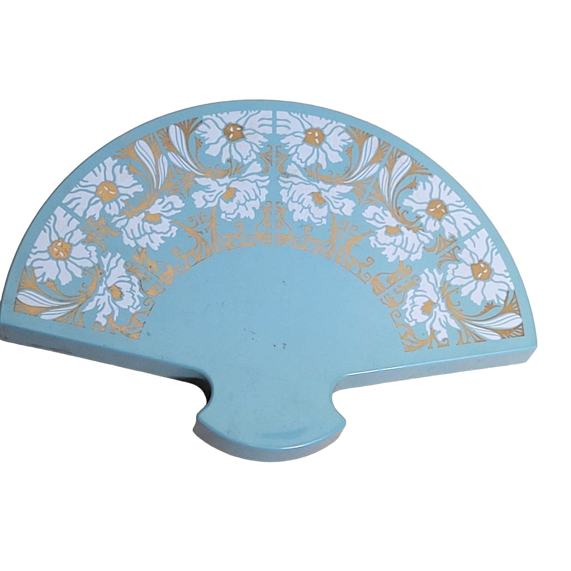 Vintage Merle Norman Eye Fantasy Eyeshadow Box Empty Fan Shaped Blue ...