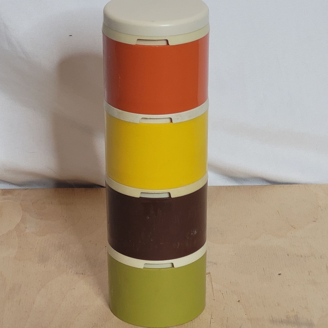 Vintage Tupperware Spice Shaker 1308 Set of 4 Stacking - Etsy