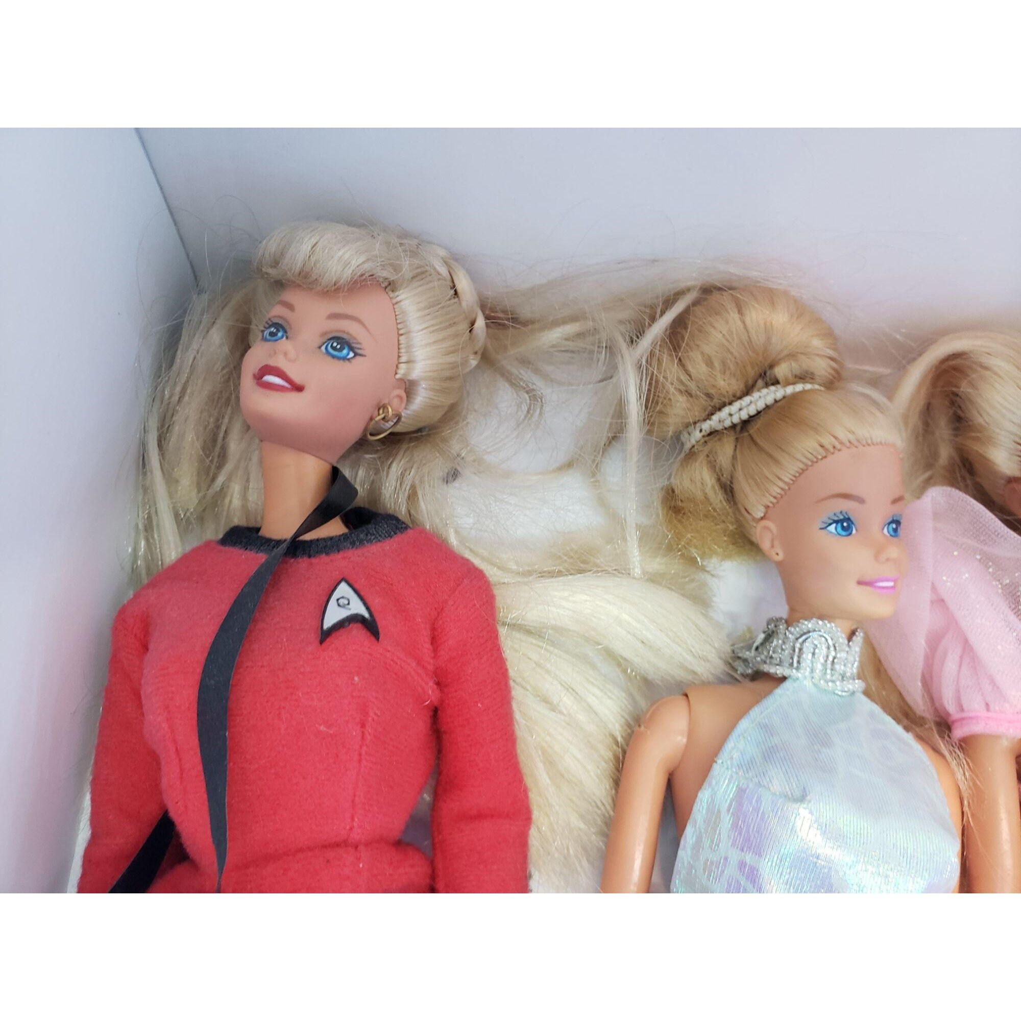 Vintage Barbie Lot 4 Dolls Star Trek Butterfly Princess Magic | Etsy