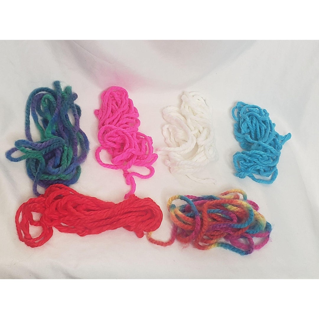 Vintage Craft Yarn Hair Ties 24 Yards 6 Colors 4 Yards Each Piece - Etsy