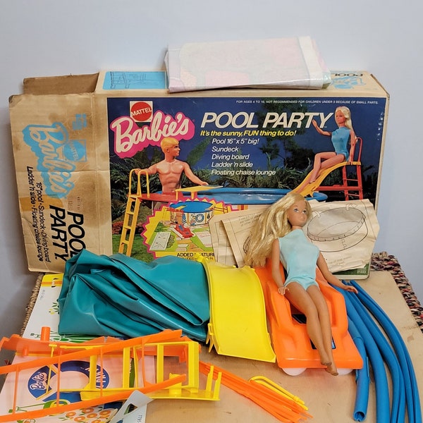 Vintage Barbie Pool - Etsy