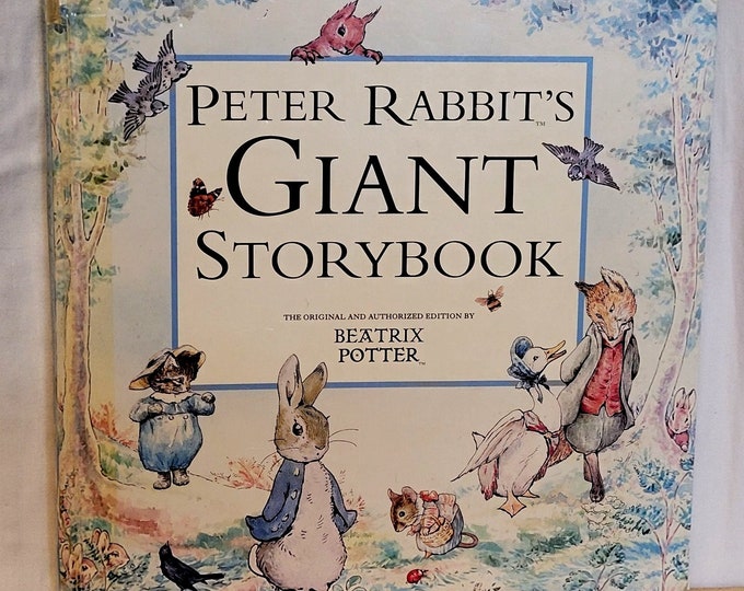Peter Rabbit's Giant Storybook Beatrix Potter 1999 Corner Edge Wear ...