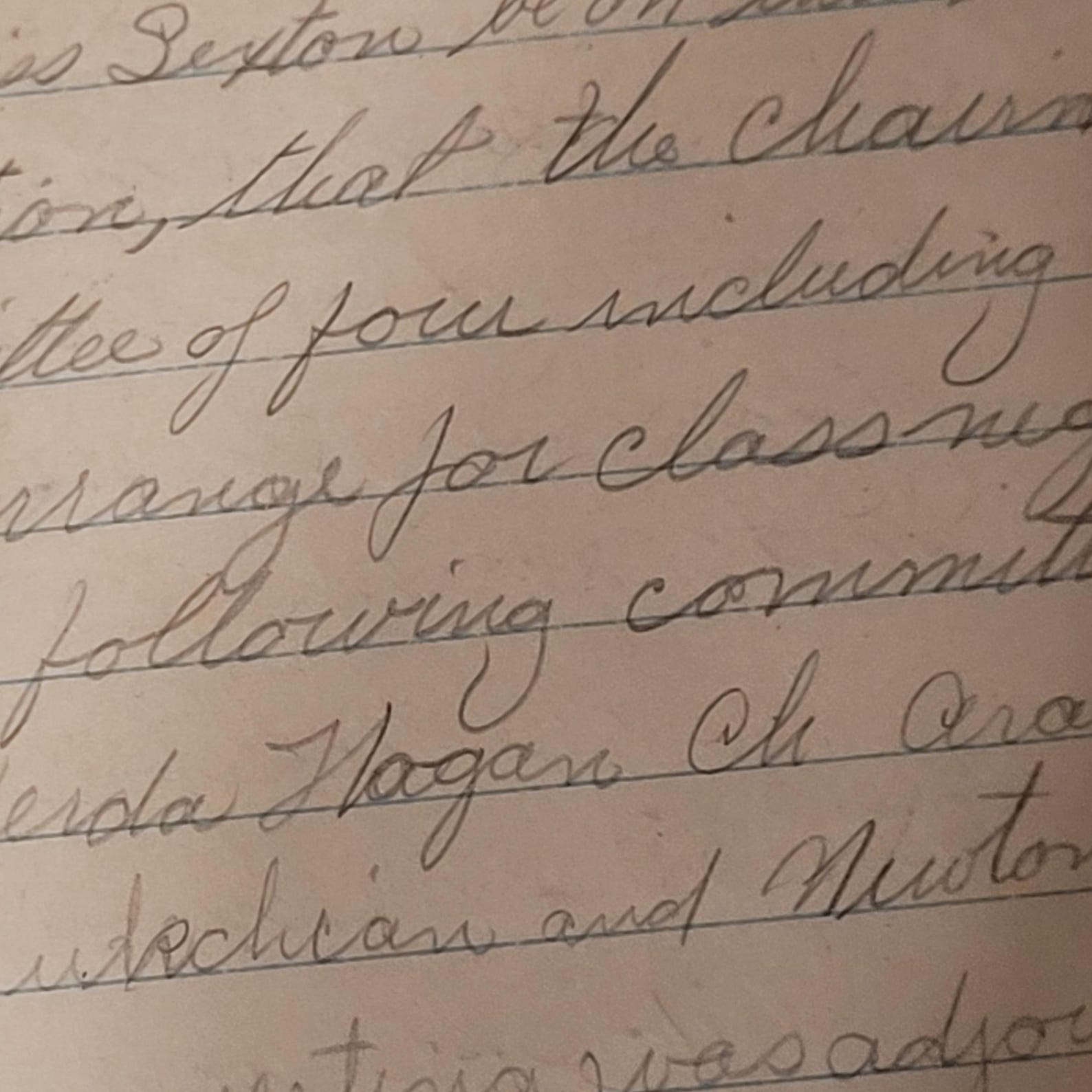 Vintage Composition Book Has Writing Dated 1922-23 Fowler Union HS ...