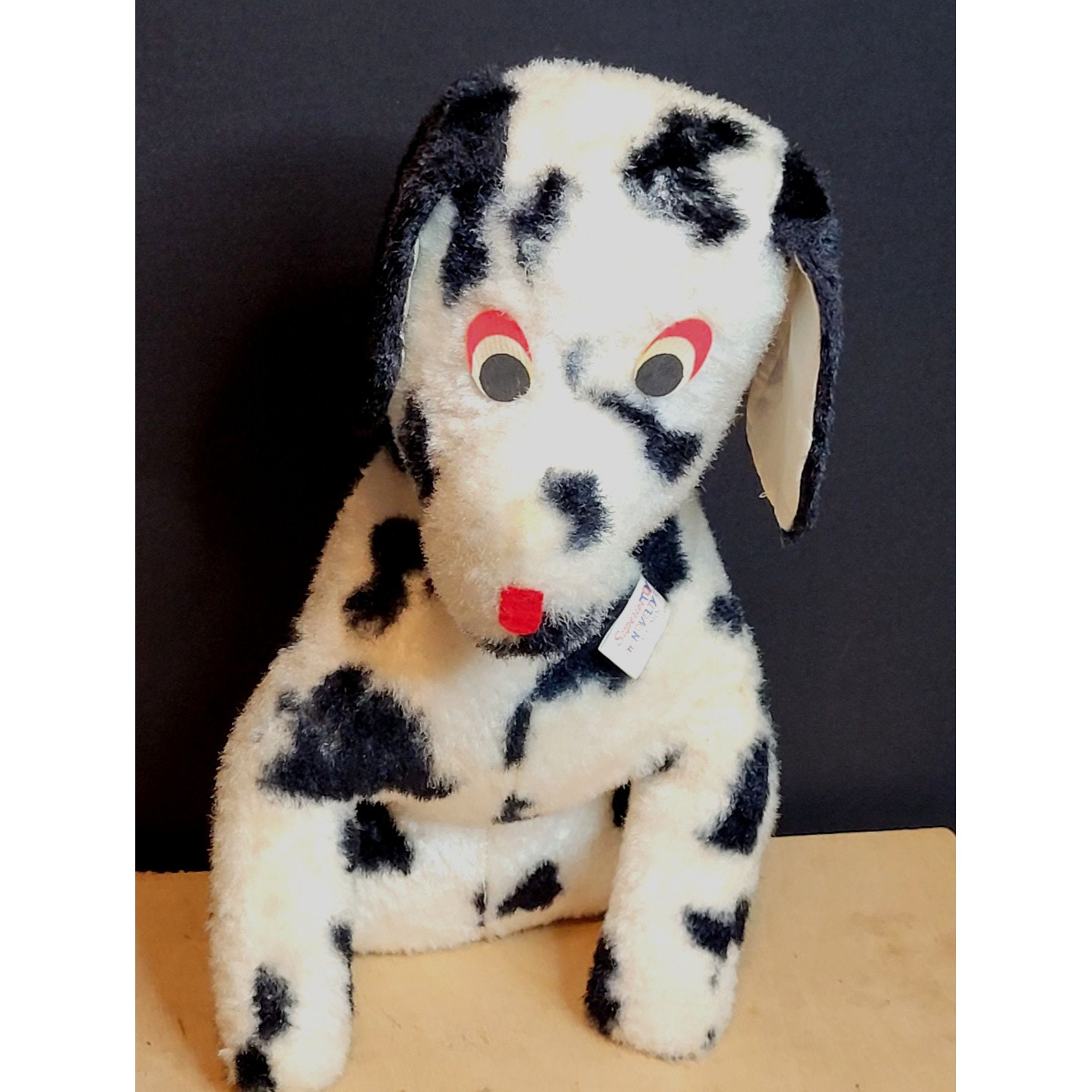 Vintage Dalmatian Stuffed Dog MCM Plush Toy 14 Inches Tall Superior Toy Novelty Etsy UK