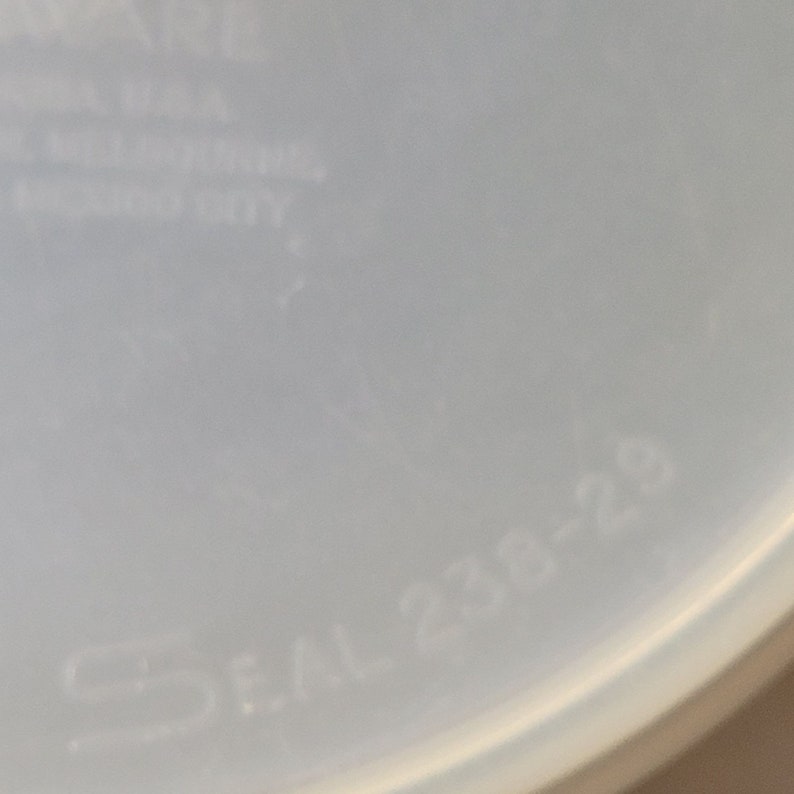 Vintage Tupperware Seals Round Lot of 5 Assorted Opaque 227 733 238 - Etsy