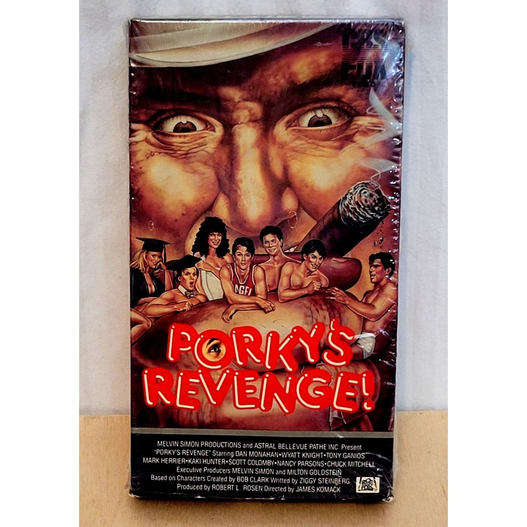 Porkys Revenge 1985 Vhs Tape Cardboard Sleeve Case 20th Century Fox Etsy