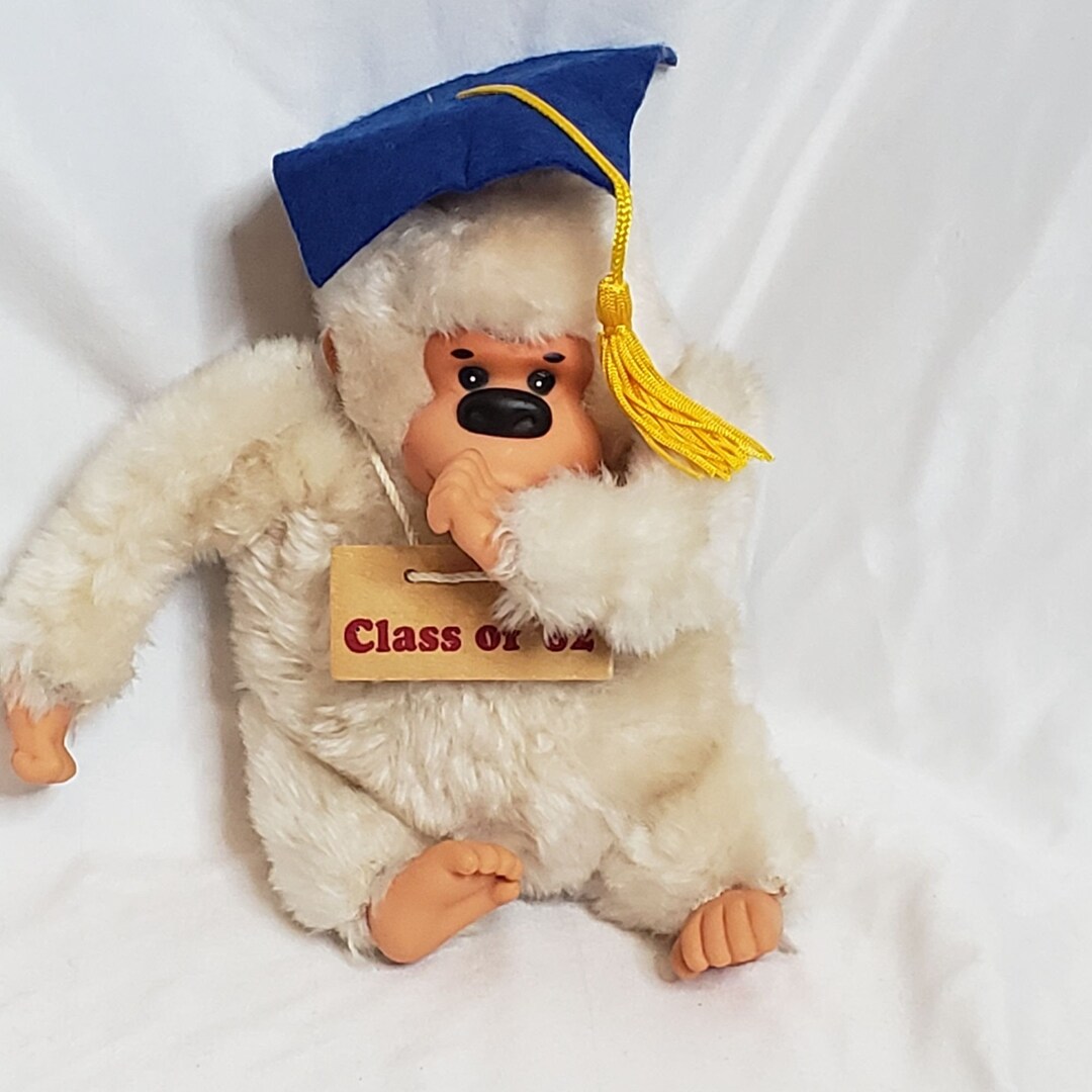 Russ Gonga Gorilla Thumb Sucker 1982 Graduation Plush Vintage 8 Inches ...
