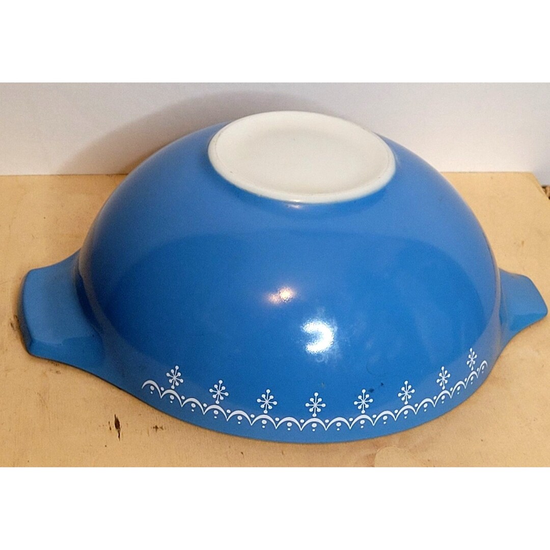 Vintage Pyrex Snowflake Garland Cinderella Mixing Bowl 4 Qt 444 - Etsy