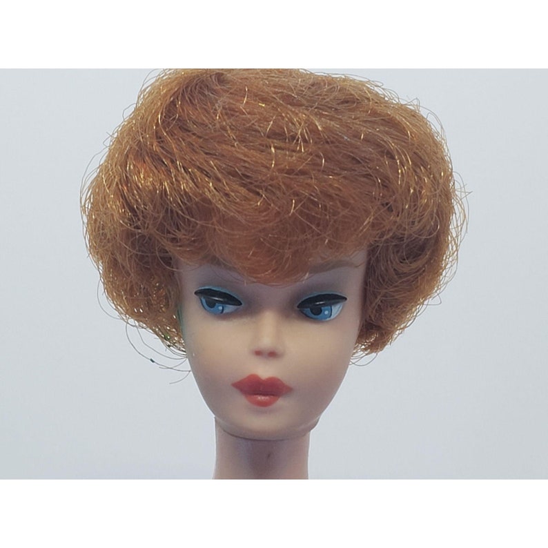 Vintage Barbie Titian Bubblecut 1963 Handmade Dress Green Ear - Etsy