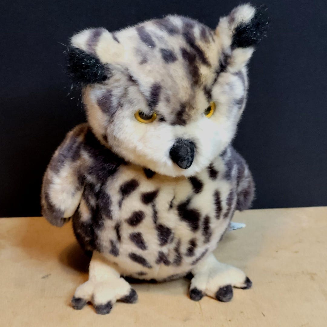 Vintage Russ Berrie Yomiko Classics Spotted Owl Plush Toy 8 Inches - Etsy