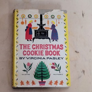 The Christmas Cookie Book Virginia Pasley 1949 Hard Back Dust Jacket - Etsy