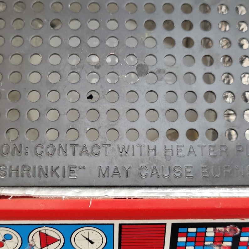 Wham O Shrink Machine 1968 Red Plastic Light up Shrinky Dinks Vintage ...