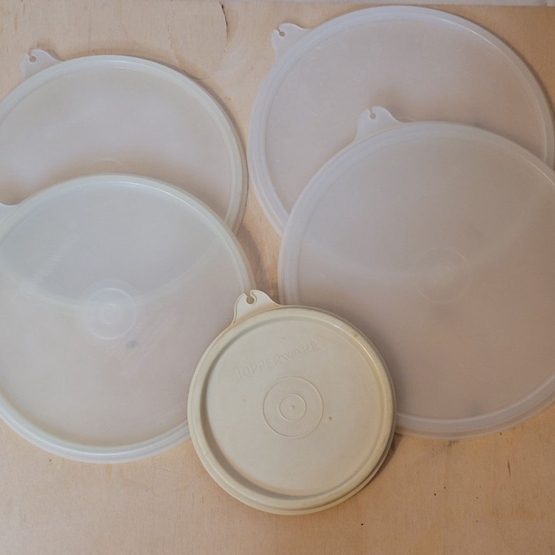 Vintage Tupperware Seals Round Lot of 5 Assorted Opaque 227 733 238 - Etsy