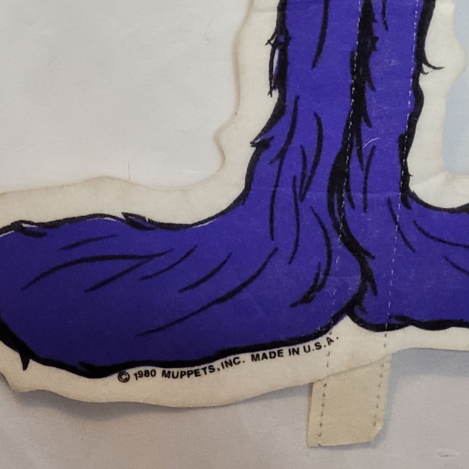 Vintage Grover Sesame Street Live Felt Pennant Flag 1980 Fold - Etsy