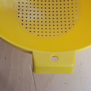 Vintage Tupperware Yellow Colander Set of 2 Large Small See Pictures ...