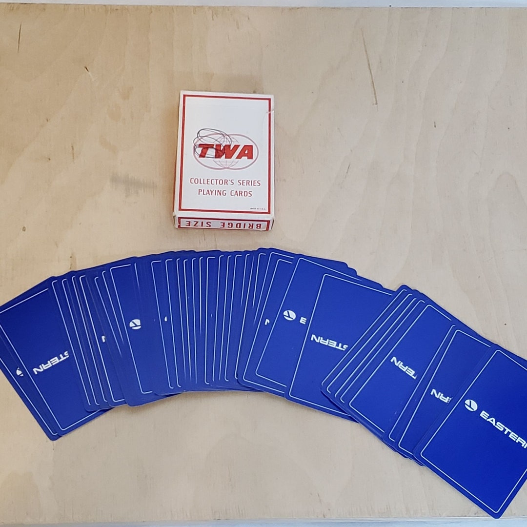 Vintage TWA Collectors Series Playing Cards Bridge Size Douglas DC 9 - Etsy