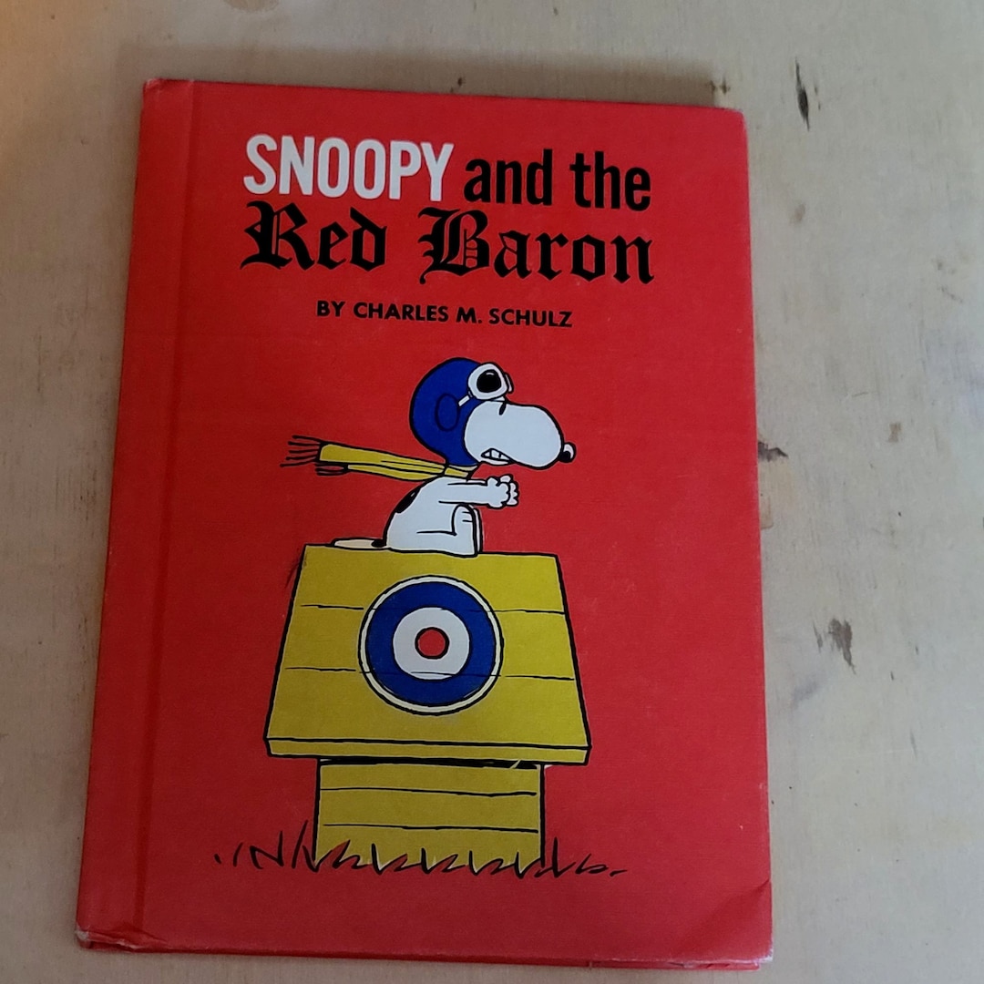 Vintage Snoopy and the Red Baron Hard Back 1st Printing September 1966 ...