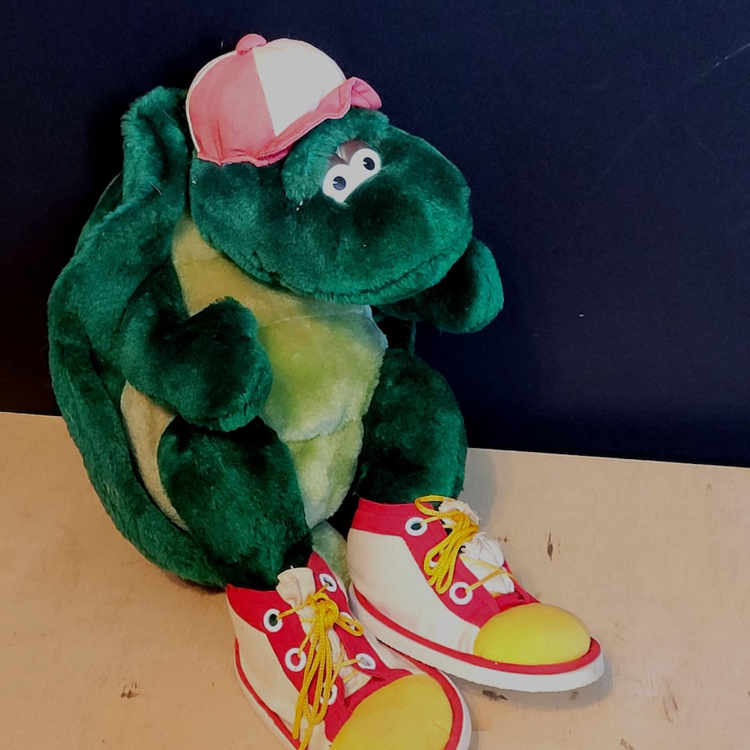 Vintage Russ Berrie Snappy Plush Turtle 80s Toy Retro 11 Inches Has ...