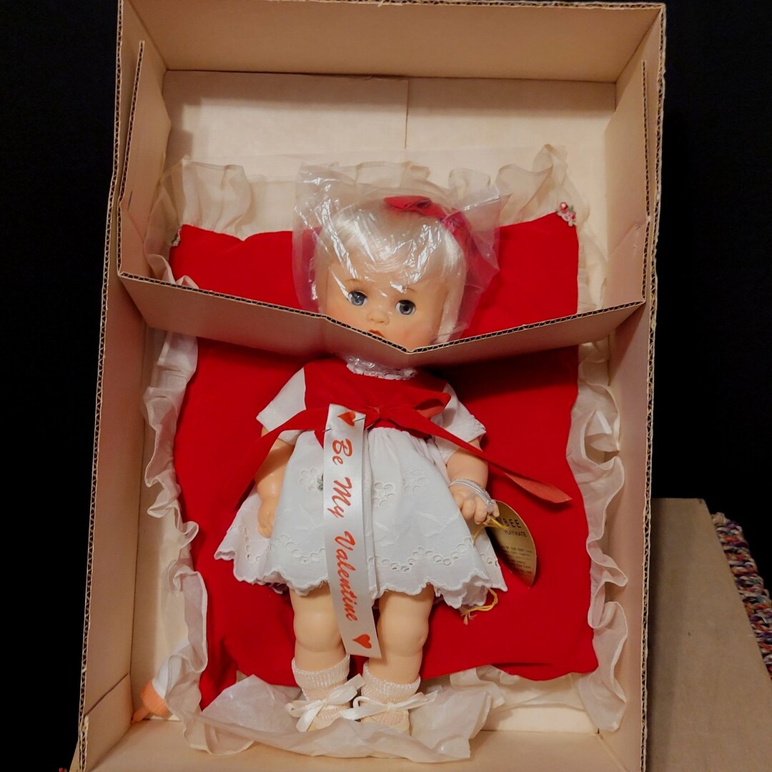 Vintage Effanbee My Fair Baby Durable Doll 1960s Valentines Day With ...