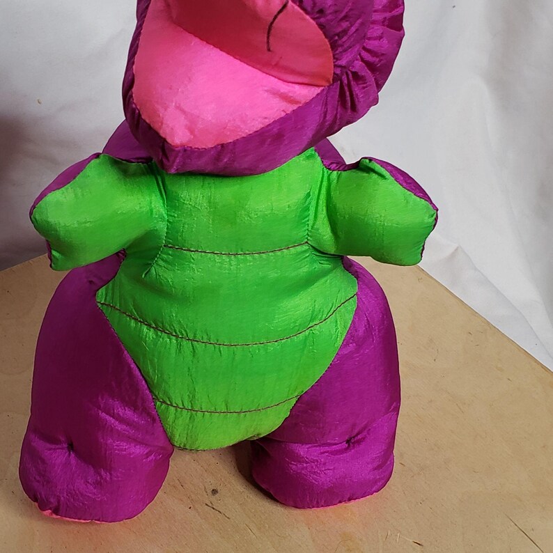 Fisher Price Purple Dinosaur Puffalump 1992 Makes Sounds 14 in | Etsy