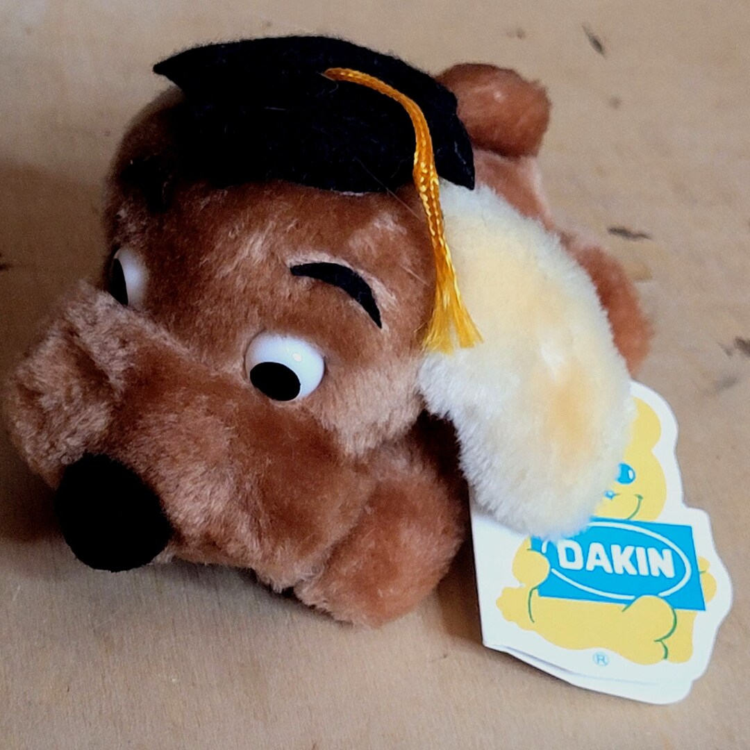 Vintage Dakin Mini Drooper Graduation Plush 1973 Original Tag 6 Inches ...